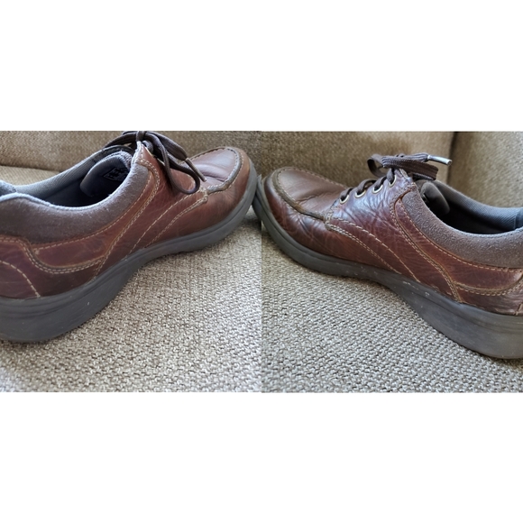 Clarks | Shoes | Clarks Brown Soft Cushion With Ortholite Shoe | Poshmark